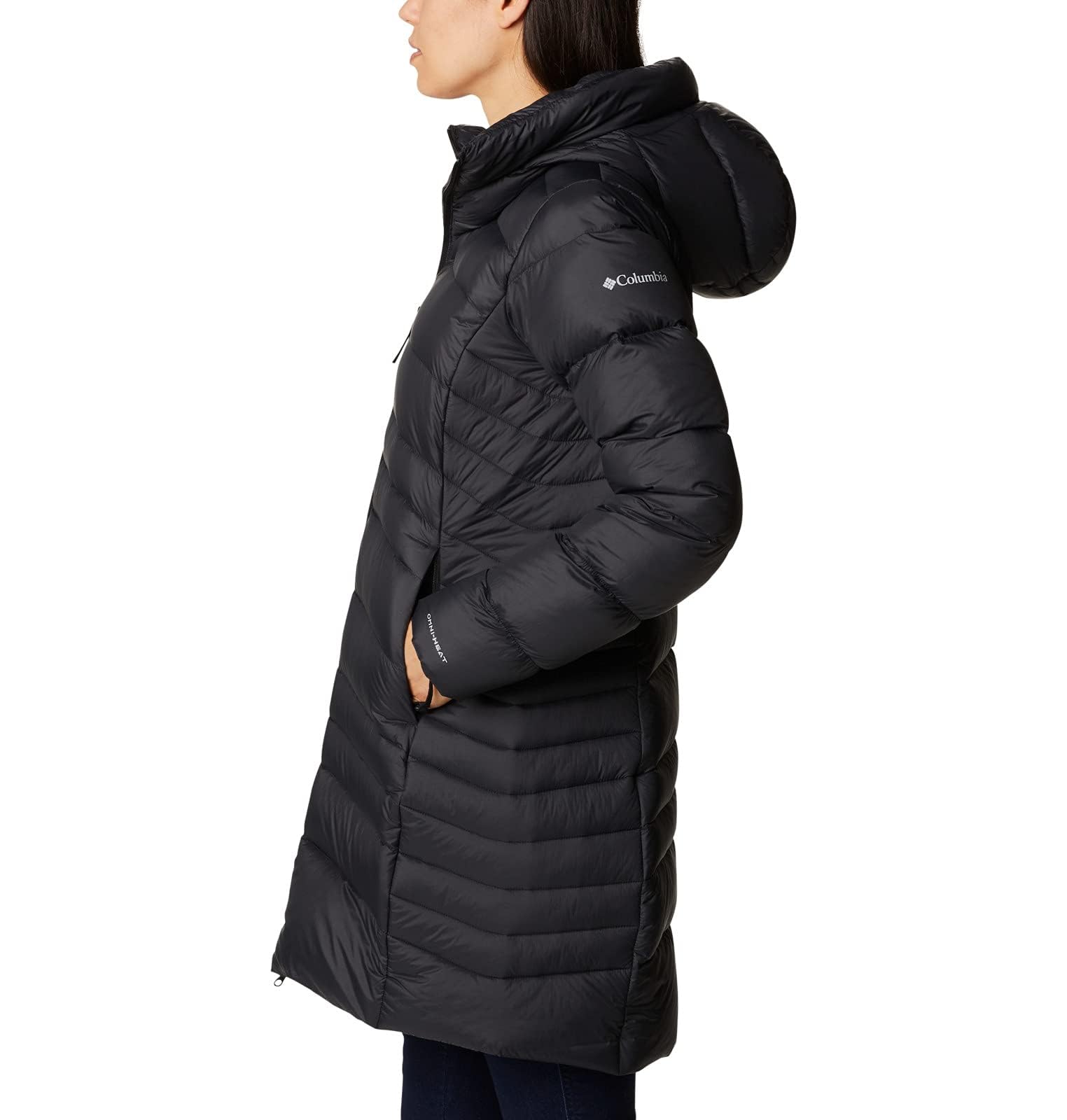 Columbia Women's Autumn Park Down Mid Jacket, Black, X-Large