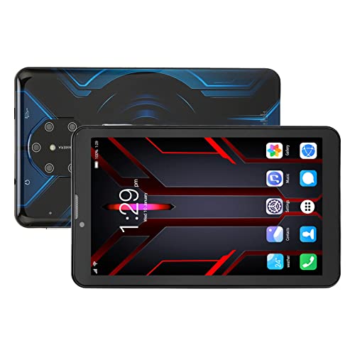 CUIFATI Blue 7in HD Tablet, 1960x1080 IPS Display, 4GB RAM, 32GB ROM, 8 Cores CPU, Dual Cameras, 6000mAh Battery, Android 10 Tablet PC (US Plug)