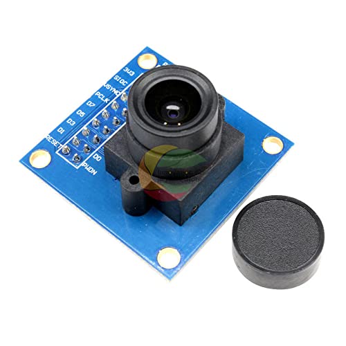 OV7670 300KP Camera Module Supports VGA CIF 640X480 Auto Exposure Control Display Compatible I2C Interface for Arduino