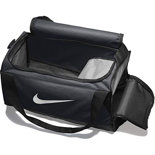NIKE Brasilia Training Duffel Bag, Black/Black/White, One Size