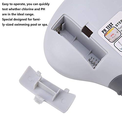 Hakeeta PH Tester, pH Meters, for Swimming Pool, Water Quality Analyzer, with Probe, Easy to Set Up, Quick Testing, Adjust pH of The Pool, for Pools, Aquariums