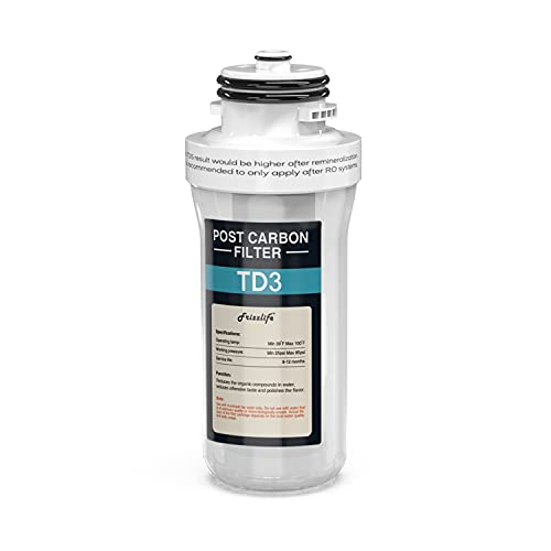 Frizzlife TD-3 Replacement Filter Cartridge For RO-K3 Under Sink Reverse Osmosis Water Filter - 3rd Stage