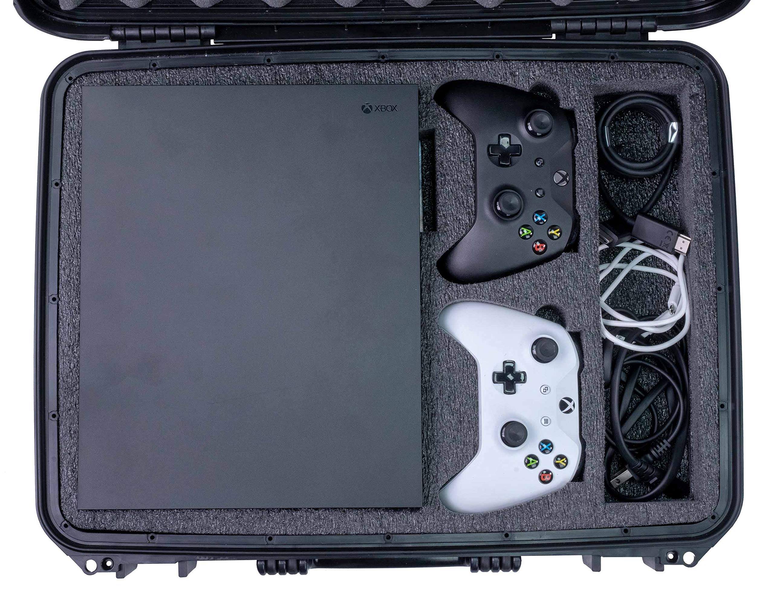 Case Club Case fits Xbox One X / S in Pre-Cut Waterproof Hard Shell