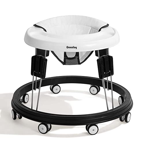 Quocdiog Baby Walker Seat Replacement (White Pu)