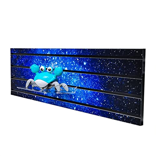 FixtureDisplaysÂŽ Horizontall Slatwall Panel with Laminated Art 40 Inches Wide x 12 Inches Tall Star Universe Galaxy 10152-40 * 12"-SL