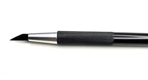 Excel Blades Retractable Pen Knife - Made in the USA, Pen Knife with Pocket Clip- Light Duty Scrapbook Knife & Precision Craft Knife - 2 Pack