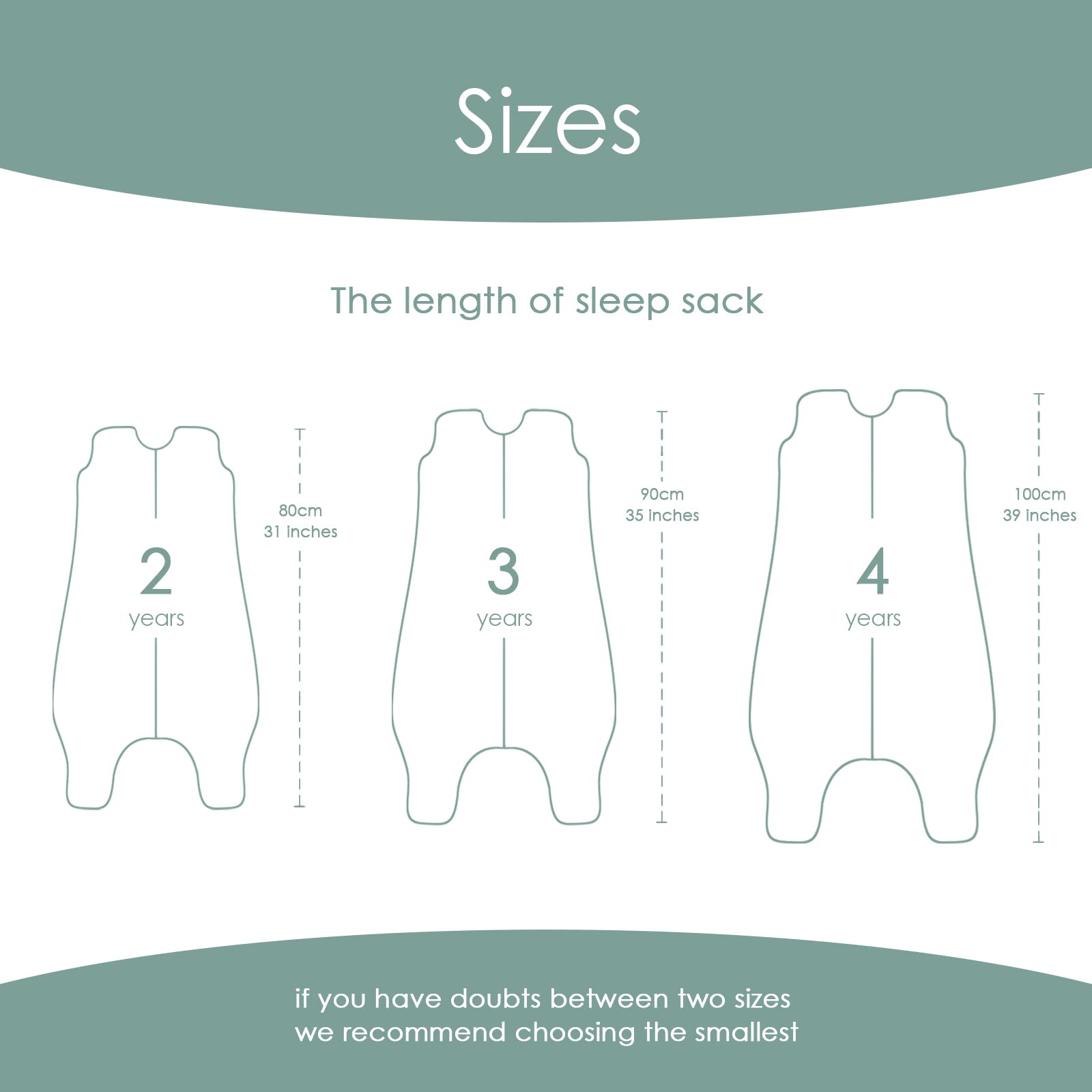 molis & co. Toddler Sleep Sack with Feet, 18-24 Months. 0.5 TOG Lightweight Baby Sleeping Bag with Legs. Unisex Leafprint. Cotton Toddler Wearable Blanket