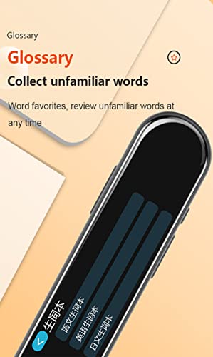 Language Translator with Camera, 5.0 LCD Touchscreen, Camera & Voice Translator, Translator Pen Scanner, OCR Reading Pen with Text to Speech, WiFi Connection, 112 Languages