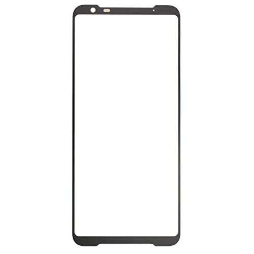 Front Glass Screen Repair Part for Asus ROG Phone 3 ZS661KS I003DD with Tool Kit Black 6.59"