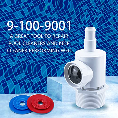 Funmit 9-100-9001 Universal Wall Fitting Connector Assembly Compatible with Polaris 180 280 280 380 3900 Sport and 480 Pro Automatic Pool Cleaners