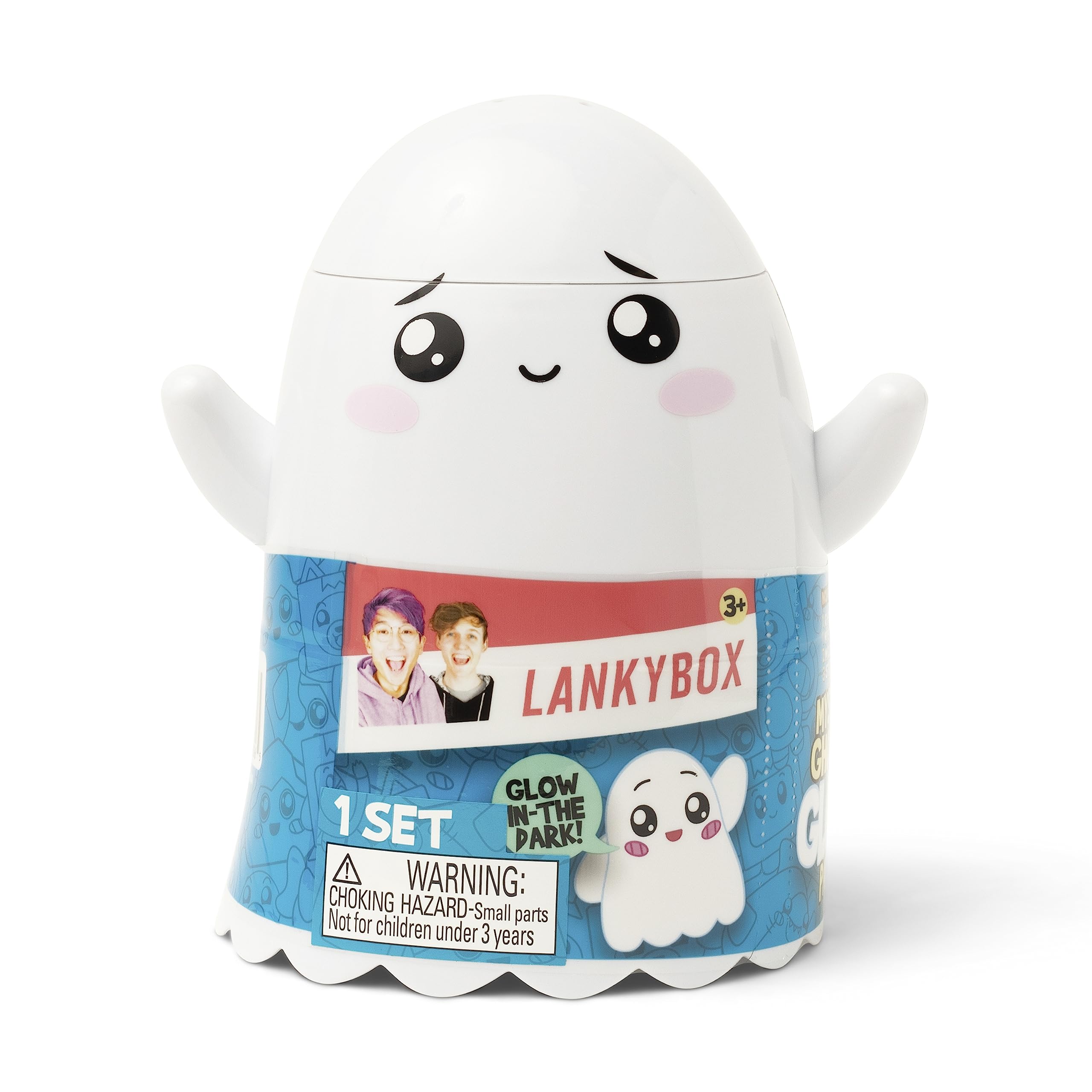LankyBox Ghosty Glow Mystery Box Ghosty Mystery Box with 7 Exciting Toys to Discover Inside, Officially Licensed Merch