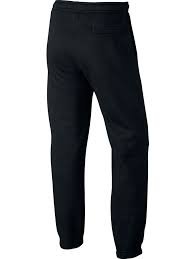 Nike Men's Club Fleece Tapered Jogger Pants 826431-010 (X-Large, Black/White)
