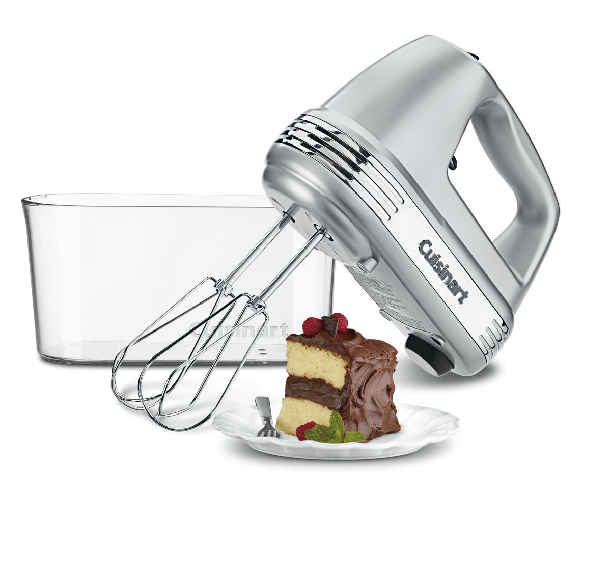 Cuisinart HM-90BCSFR POWER 9 Speed Hand Mixer, Brushed Chrome - Certified Refurbished