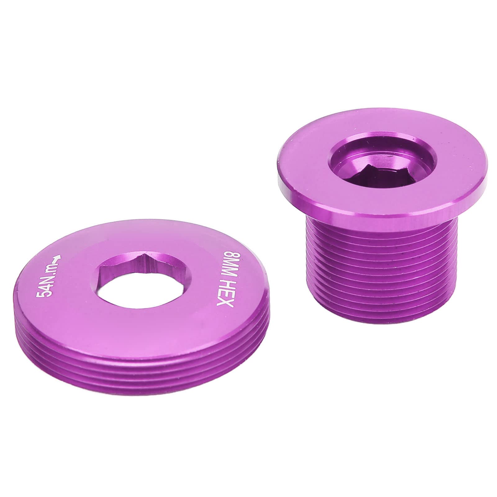 Crank Arm, Rust Proof Bicycle Crankset Fixing Stable High Strength Firm Resistance for Road Bike(Purple)
