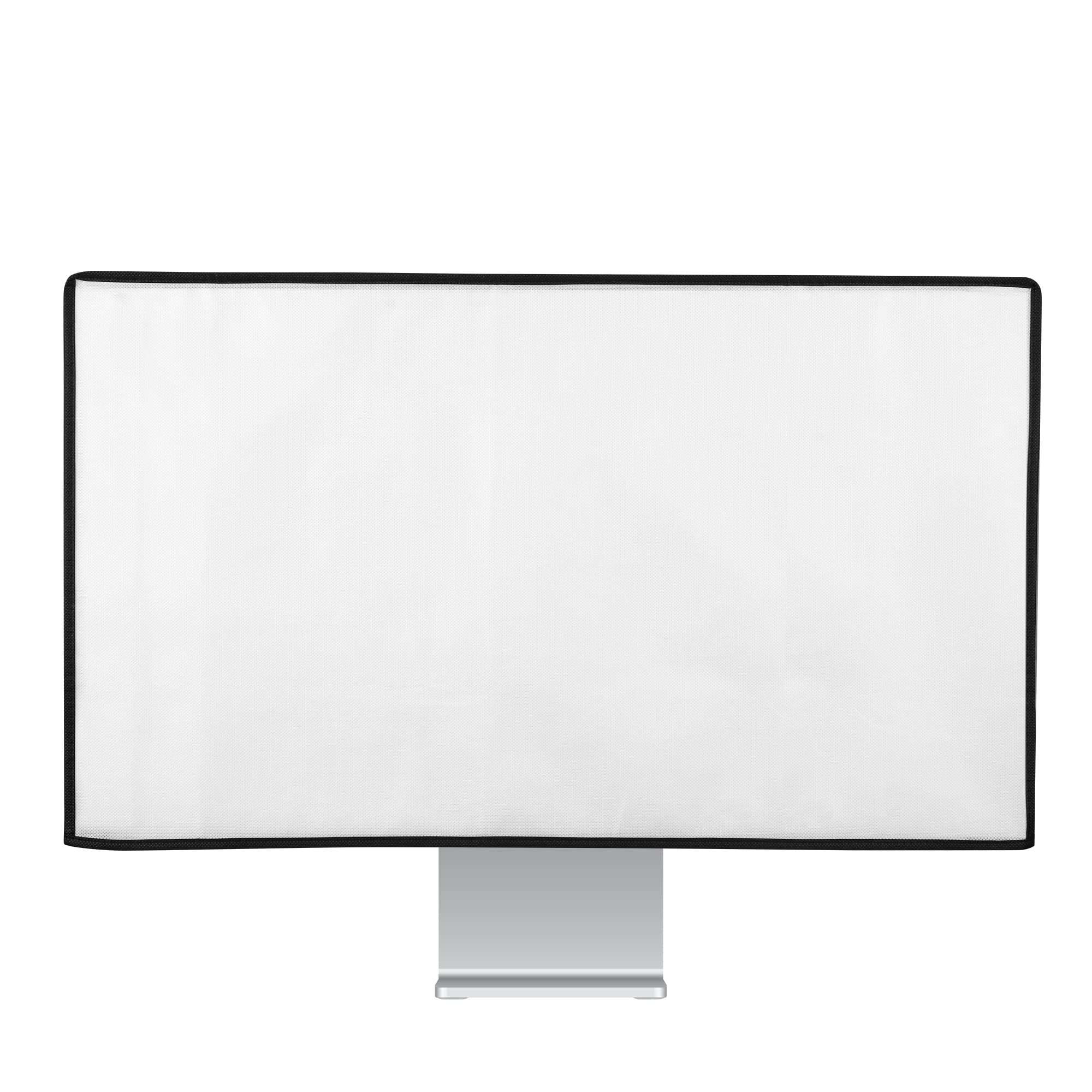kwmobile Monitor Cover Compatible with Apple Studio Display - Dust Cover Computer Screen Protector - White