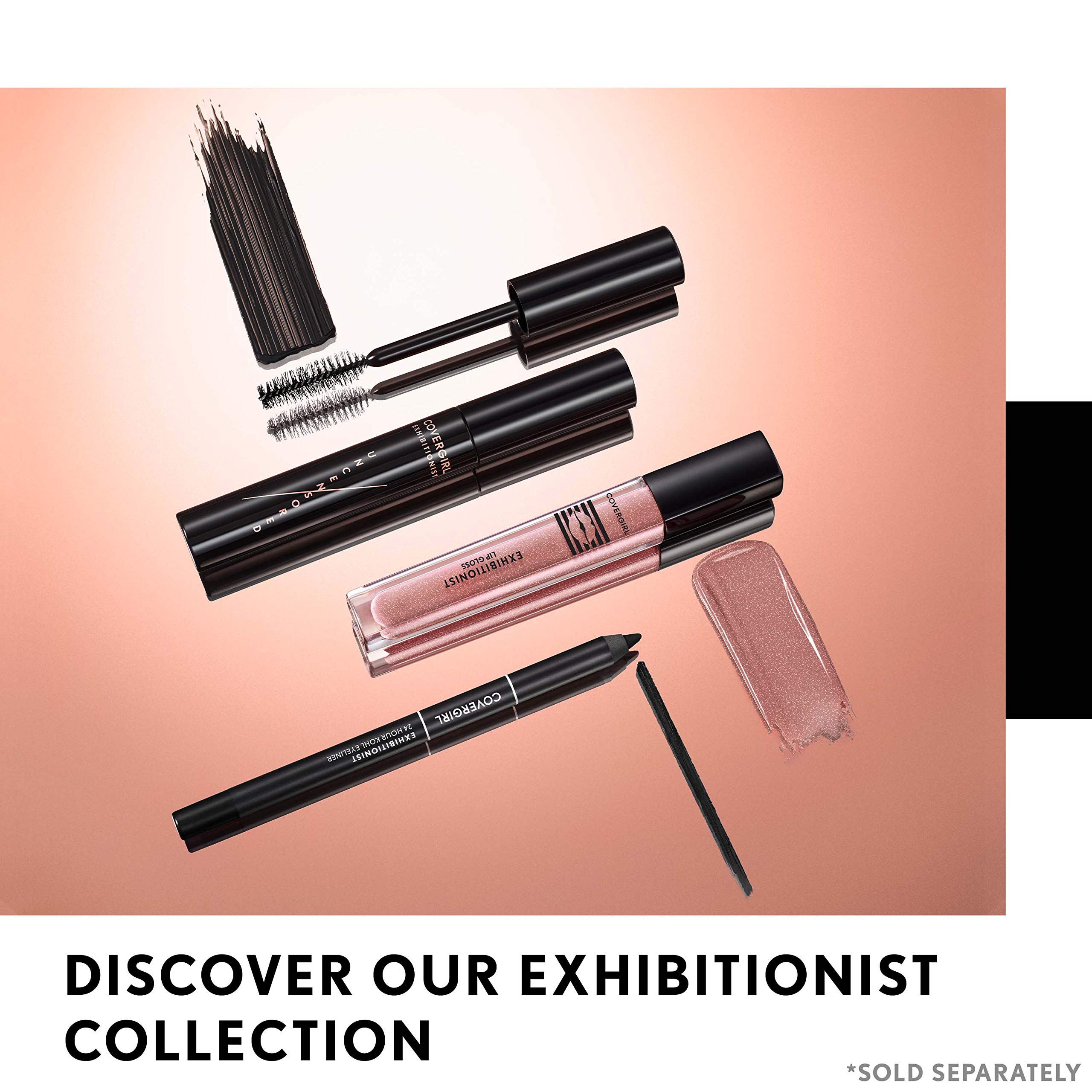 COVERGIRL Exhibitionist Lip Gloss, Short Change, High-Glossy, Cream, 0.99 Fl Oz, Shiny Pink Lip Gloss, Moisturizing Lip Gloss, Intense Hydration, Vibrant, Luscious