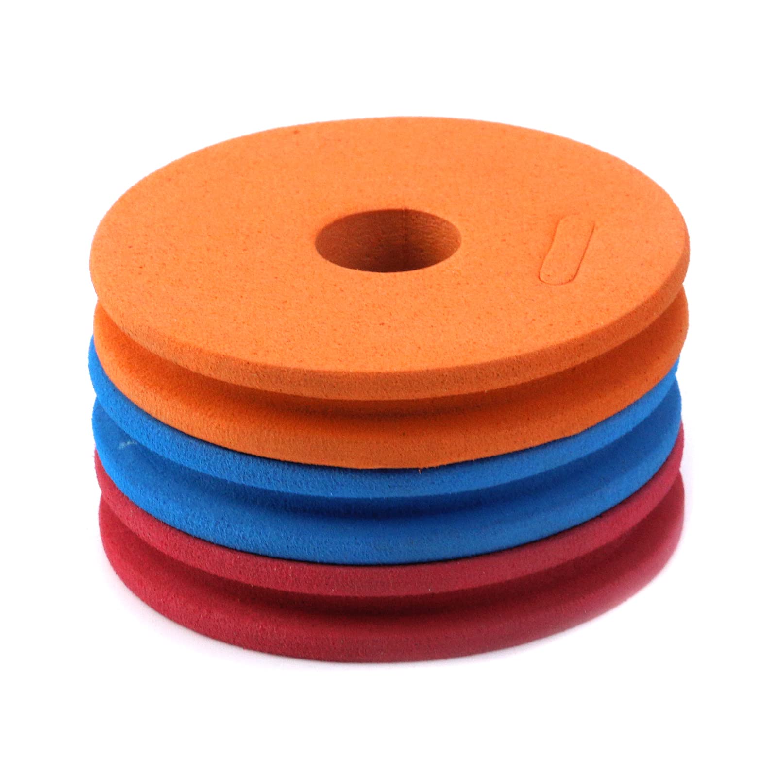 Crapyt 100 PCS Fishing Foam Spools Random Color Rounded 68mm/2.68" Fishing Line Holder Storage Hook,Rig