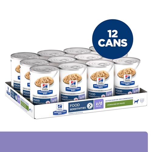 Hill's Prescription Diet z/d Low Fat Hydrolyzed Soy Recipe, 13oz, 12-Pack Wet Food