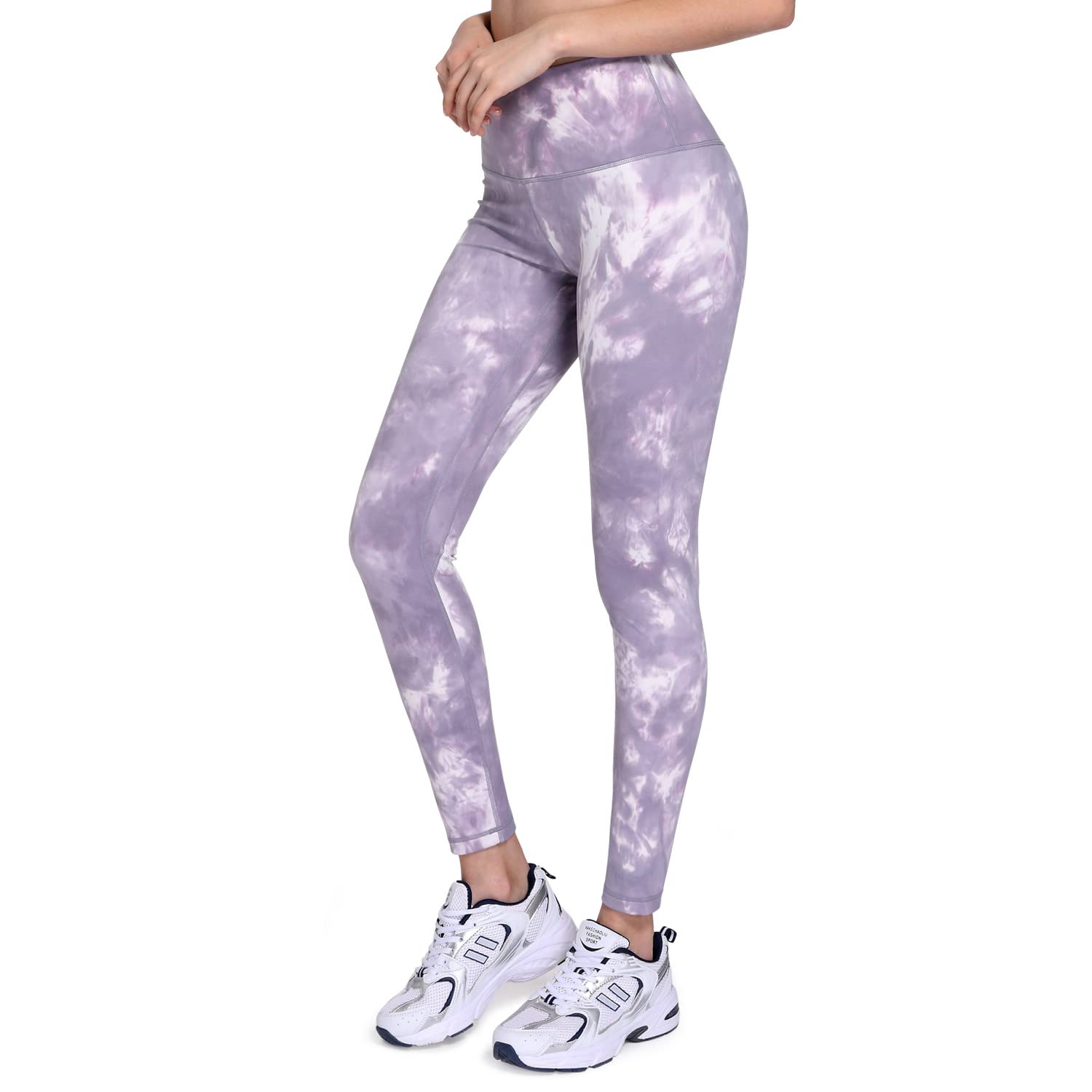 Enyur Exercise Yoga Pants for Women Sleep Slimmers Workout Tie Dye Leggings - XL