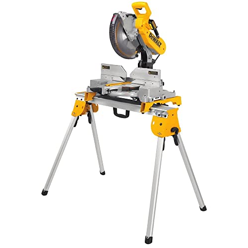 DEWALT Miter Saw Stand, Heavy Duty with Miter Saw Mounting Brakets, Tool Only (DWX725B)