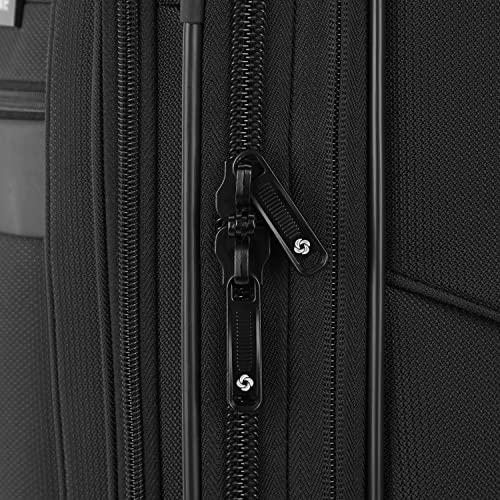 Samsonite Ascella 3.0 Softside Expandable Luggage, Black, CO EXP Spinner