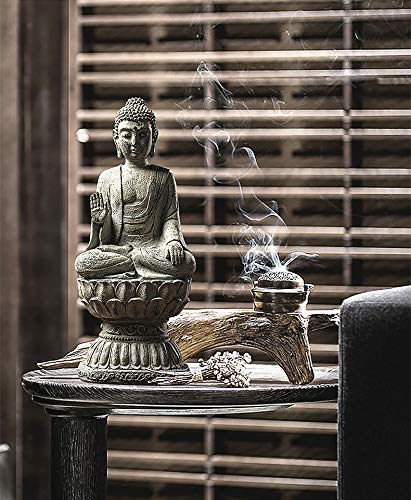 Zen World Buddha Statue, for Zen Decor Spiritual Decor Meditation Decor, Bring You Inner Peace and Love