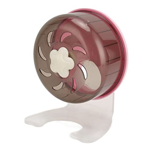 Hamster Wheels, Detachable Dustproof Silent Hamster Exercise Wheel Back Knob Design for Dwarf Hamsters
