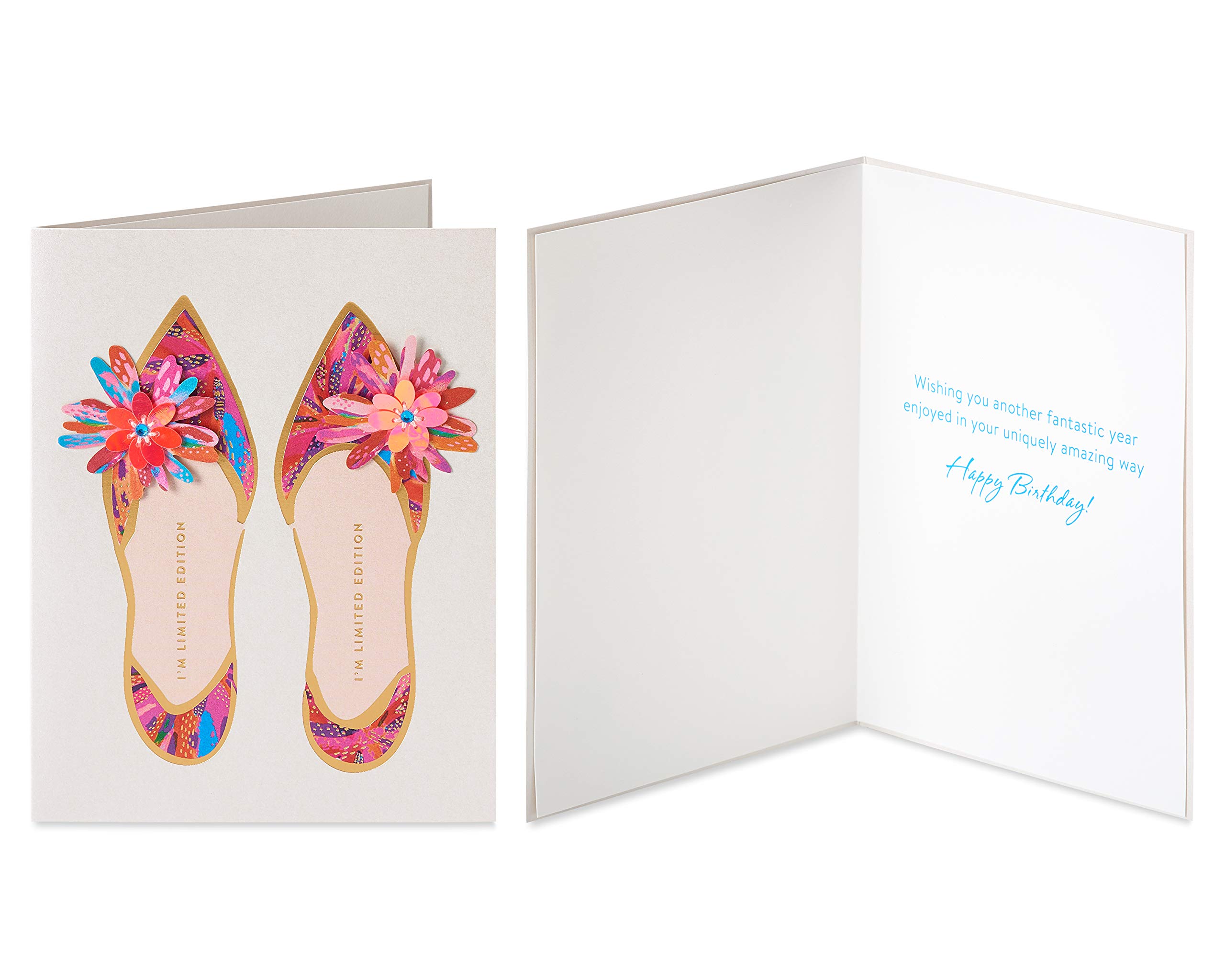 Papyrus Birthday Cards for Her, Shoes and Terrarium (2-Count)