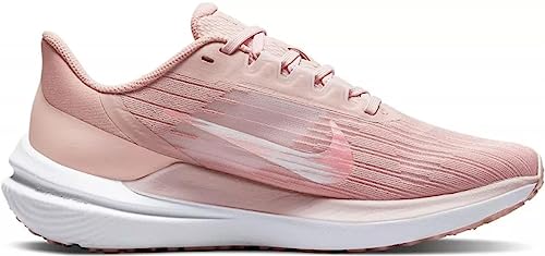 Nike Women's Air Winflo 9 Running Shoes, Pink Oxford/White/Barely Rose, 8