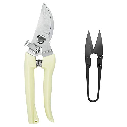 Garden Shears Pruning,Stainless Steel Pruning Shears,Garden Scissors,Bonsai Pruning Scissors Pruner Shears for Bud and Leaves Trimmer,Pruning Shears for Gardening.