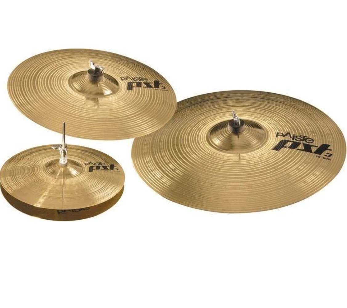 Paiste PST 3 Cymbal Universal Set Only Setup 14-inch/16-inch/20-inch