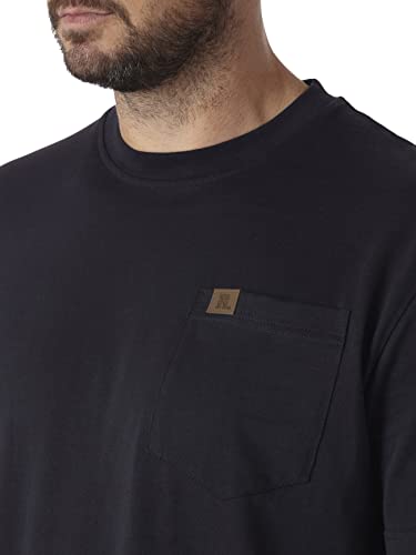Wrangler RIGGS WORKWEAR Men's Big & Tall Pocket T-Shirt, Navy, Large Tall