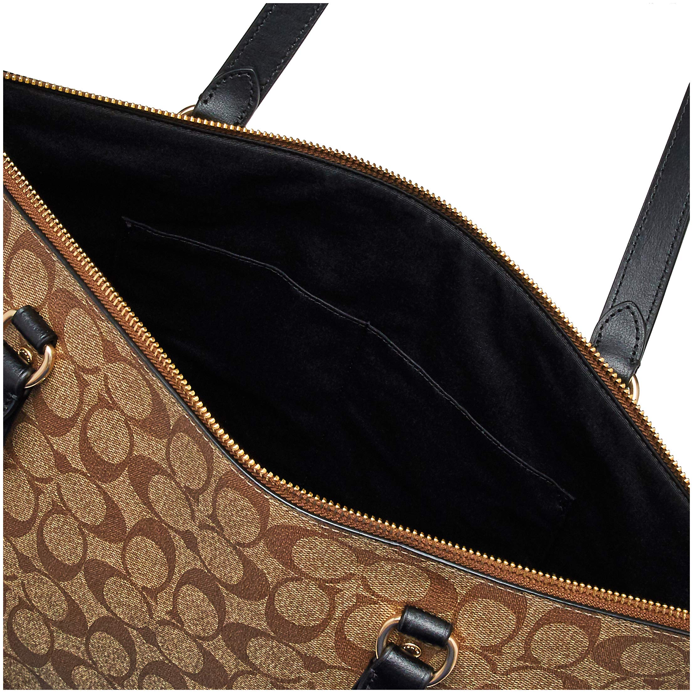 Coach F79609-1 Women's Tote Bag, IM/Khaki/Black One