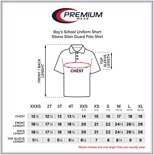 Premium Wear Boys Uniform Polo Shirt |Kelly Green M
