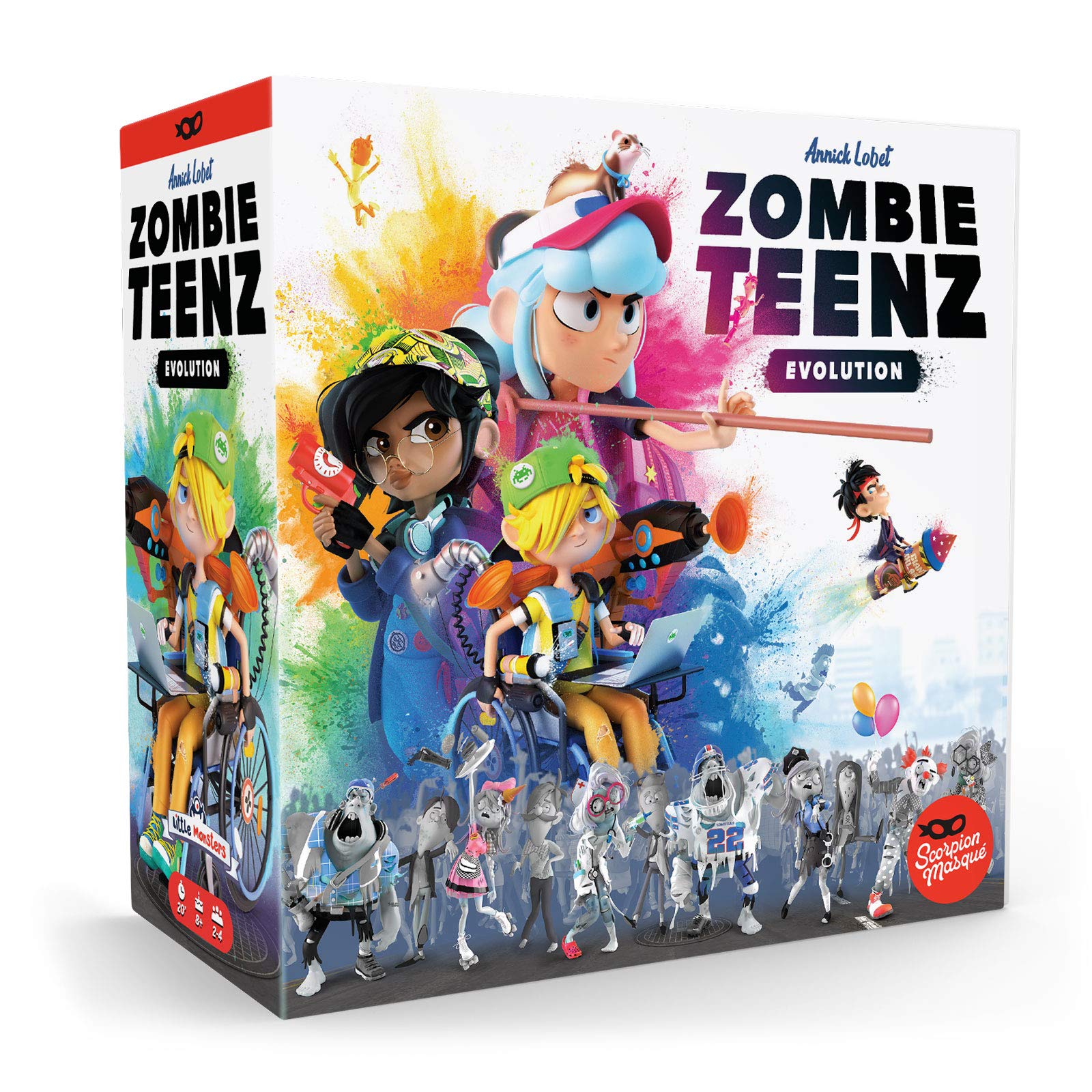 Zombie Teenz Evolution | Sequel to The #1 Kids Game on BoardGameGeek | Cooperative Game for Kids and Families | Ages 8+ | 2 to 4 Players | 15 Minutes