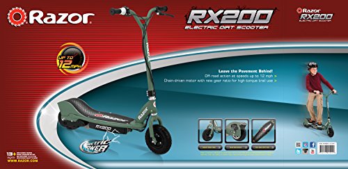 Razor RX200 Electric Off-Road Scooter , Green, 37 Inch