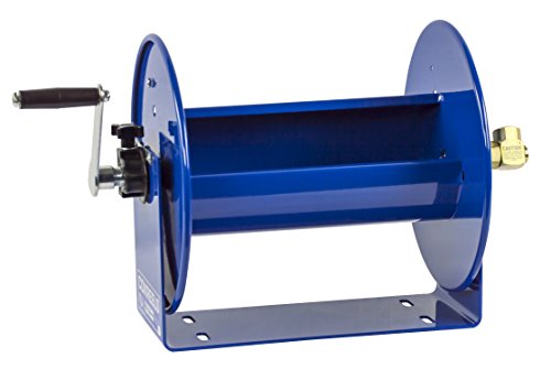Coxreels 112-3-100 Hand Crank Hose Reel | Spool for Coiling Hoses and Cables | Rotating Storage Reel with Hand Crank | Steel Hose Reel | Fits 3/8'' x 100' Hose | 12β x 18.25β x 13β