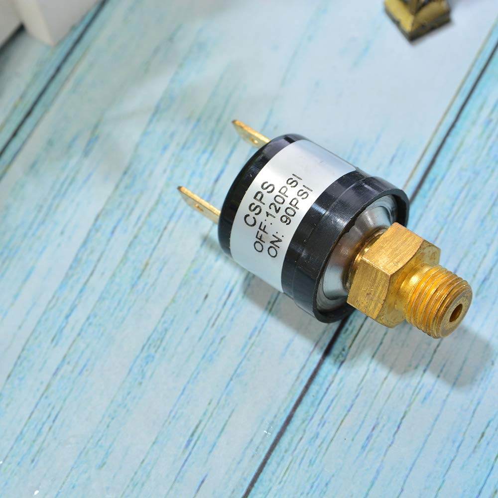 Comimark 1Pcs 90 PSI -120 PSI Air Compressor Pressure Control Switch Valve Heavy Duty