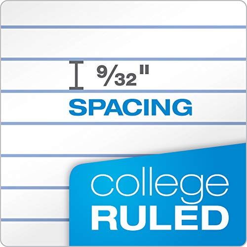 Oxford Spiral Notebooks, 1-Subject, College Ruled Paper, 70 Sheets, 24 per Pack, Colors May Vary (65021)