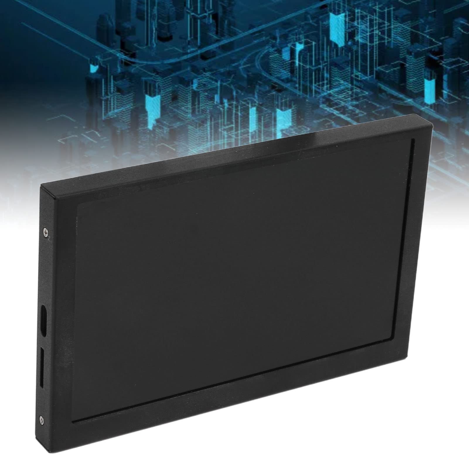 Haofy 5 Inch Monitor Set, Full Viewing Angle 360 Degree Rotation Mini Multi Theme Display Screen ITX (Black)