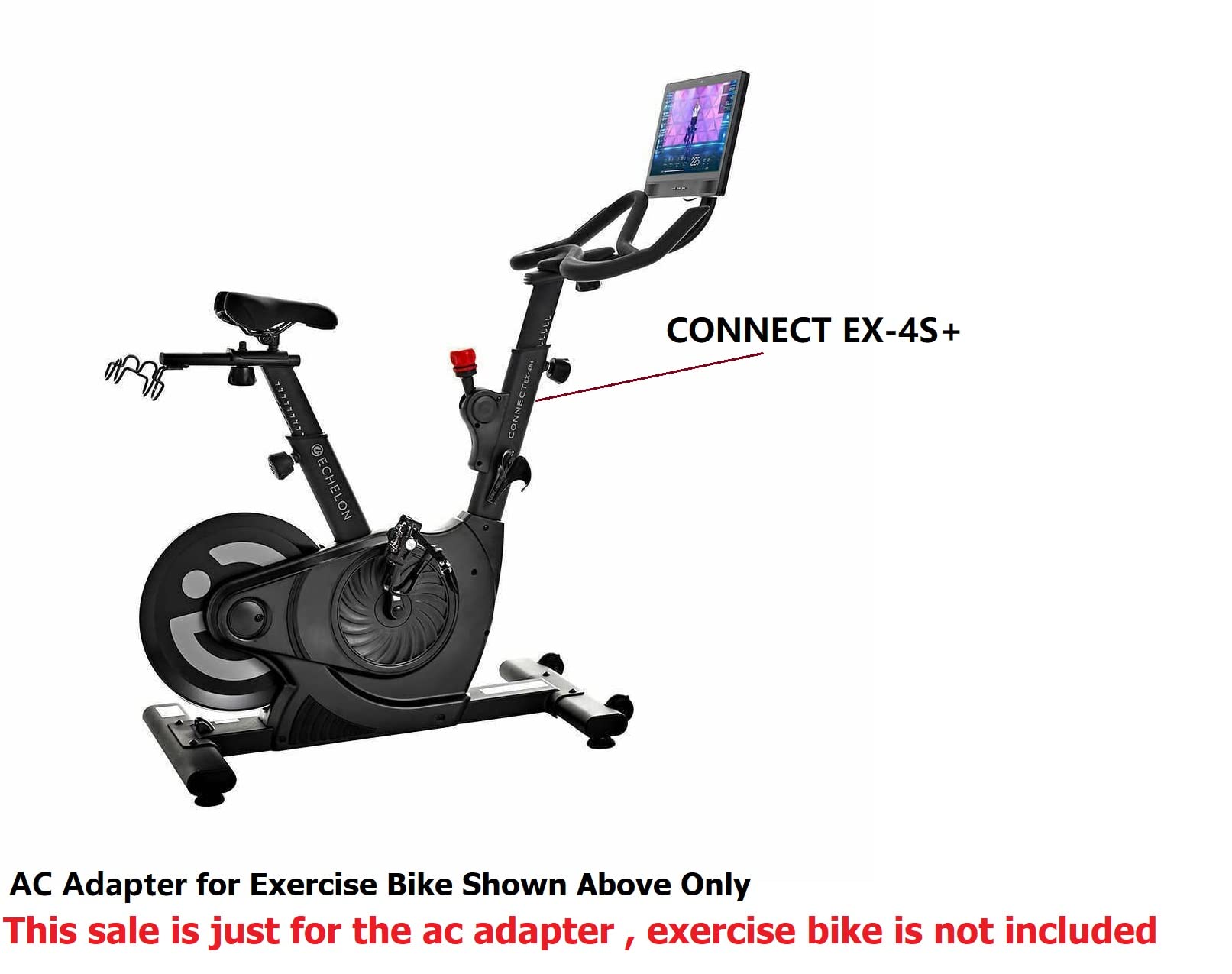 PowerTech Supplier AC Adapter Compatible with Echelon Connect EX-4S+, ECHEX-4S-15C Exercise Bike