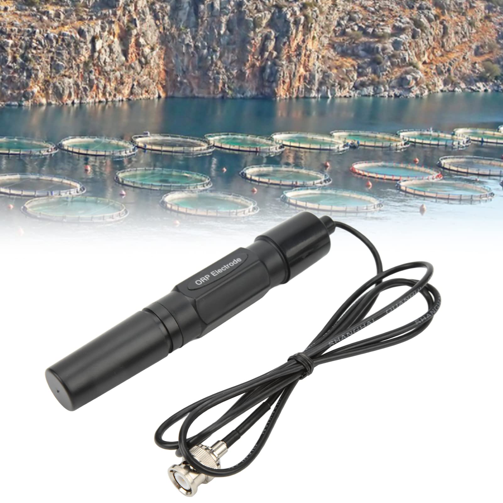 Haofy ORP Probe, Redox Potential Probe Interchangeable BNC for Hydroponics Lab (1.2M)