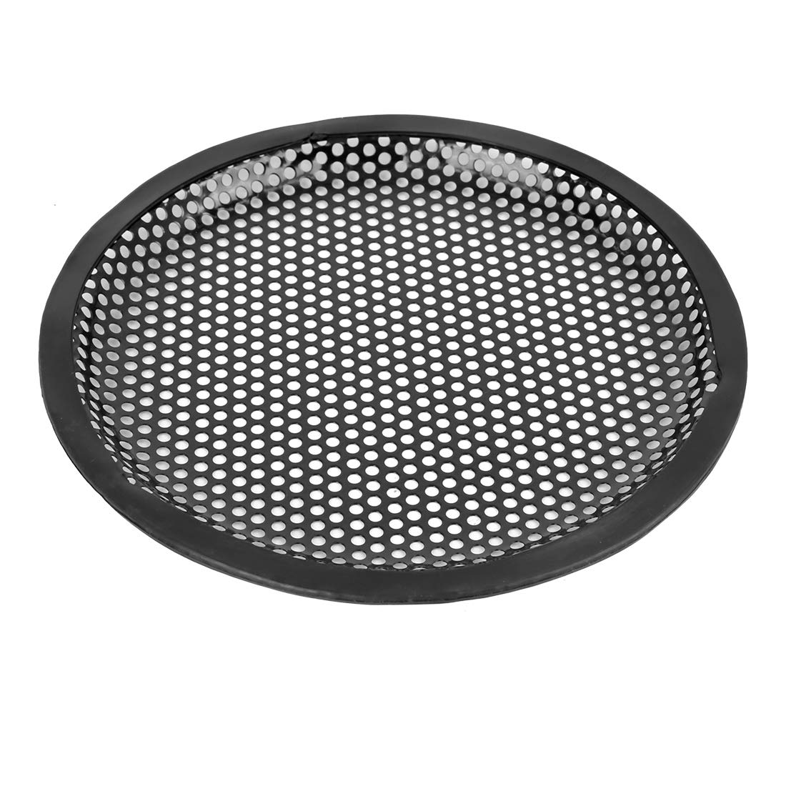 X AUTOHAUX 8 Inch Car Audio Speaker Sub Woofer Subwoofer Metal Black Waffle Grill Cover Protector Universal