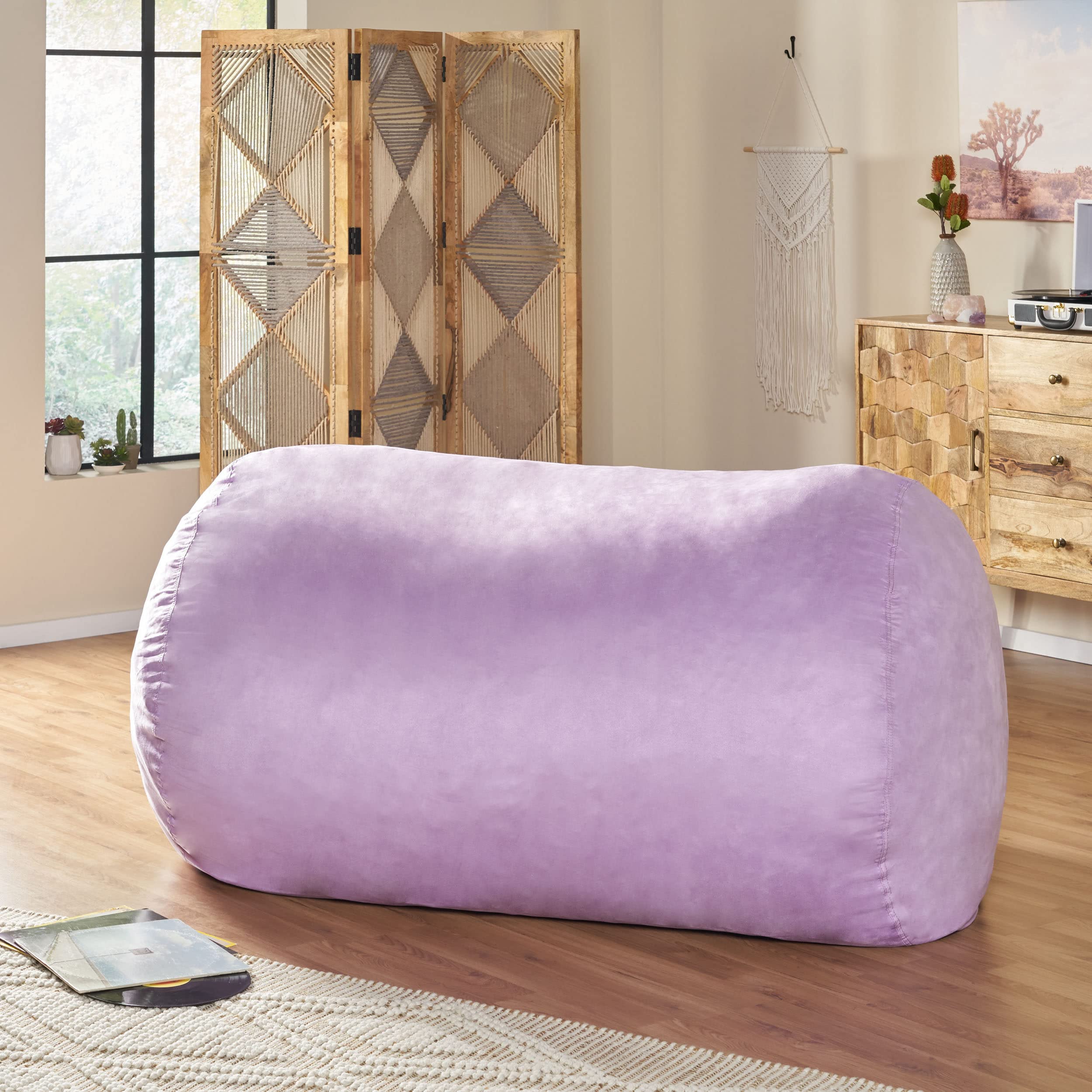 Christopher Knight Home 313873 Bean Bag, Lavender Small
