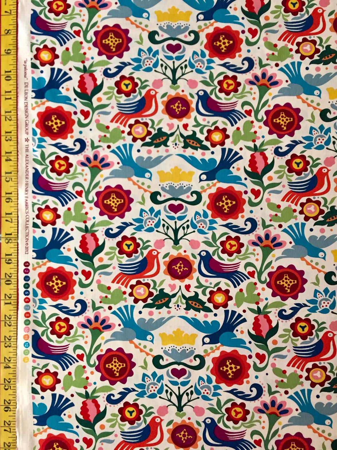La Paloma Tea Alexander Henry Fabric - by The Yard