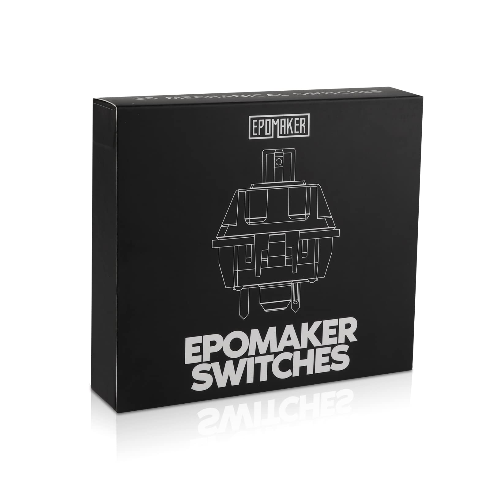 EPOMAKER Flamingo 30 Pieces 47gf Linear Mechanical Keyboard Switches Set, 35gf Initial Force Factory Lubed Switch with POM Stem, Dual Spring, PC Housing for Gaming DIY Keyboard
