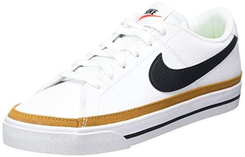 Nike Womens Court Legacy (White Black Desert Ochre, us_Footwear_Size_System, Adult, Women, Numeric, Medium, Numeric_9)