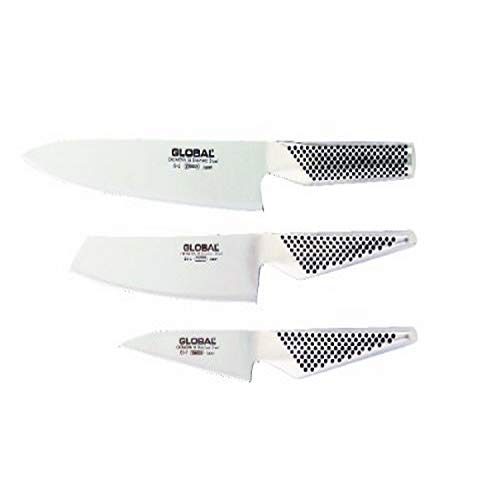 Global Tool-Knife Set (G-2, 5,GS-7) 3 Pc, Stainless Steel, G-257 (G-2, GS-5, GS-7)