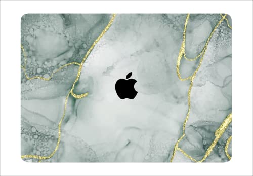 Nekoty Textured Laptop Skins compatible with MacBooks Pro 16" 14" 13" Air 13" 2019-2022 - Jade Marble