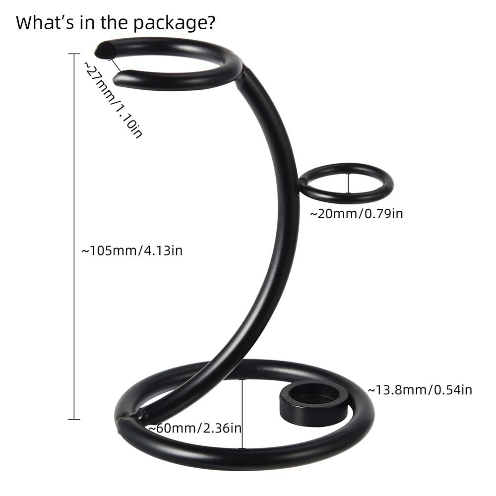 Frattina 1 Pcs 2 In1 Men Shaving Tool Holder Curved Shaving Brush Manual Stand Holders Beard Accessories